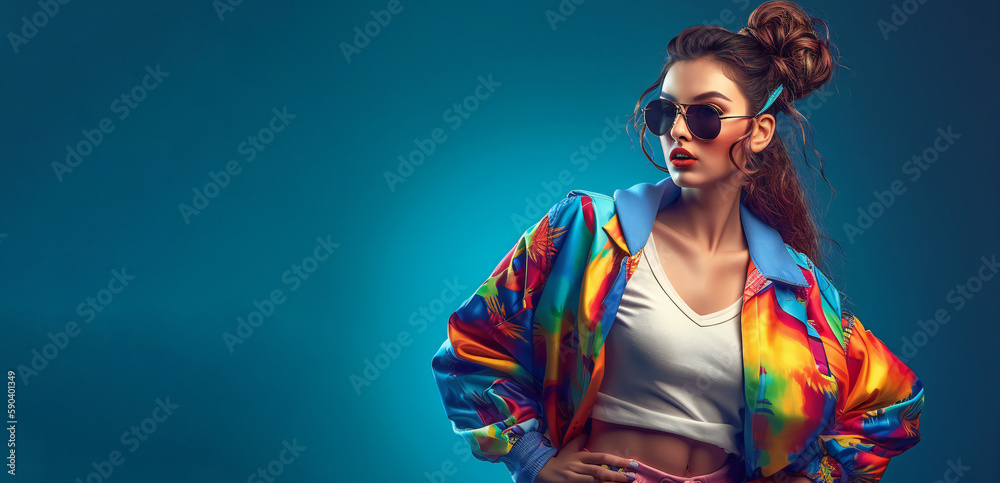 fashion woman colorful, the bold eclectic fashion styles of the Y2K era ...