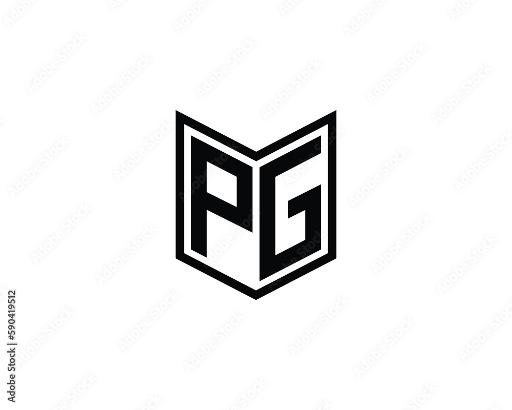 PG logo design vector template Stock Vector | Adobe Stock