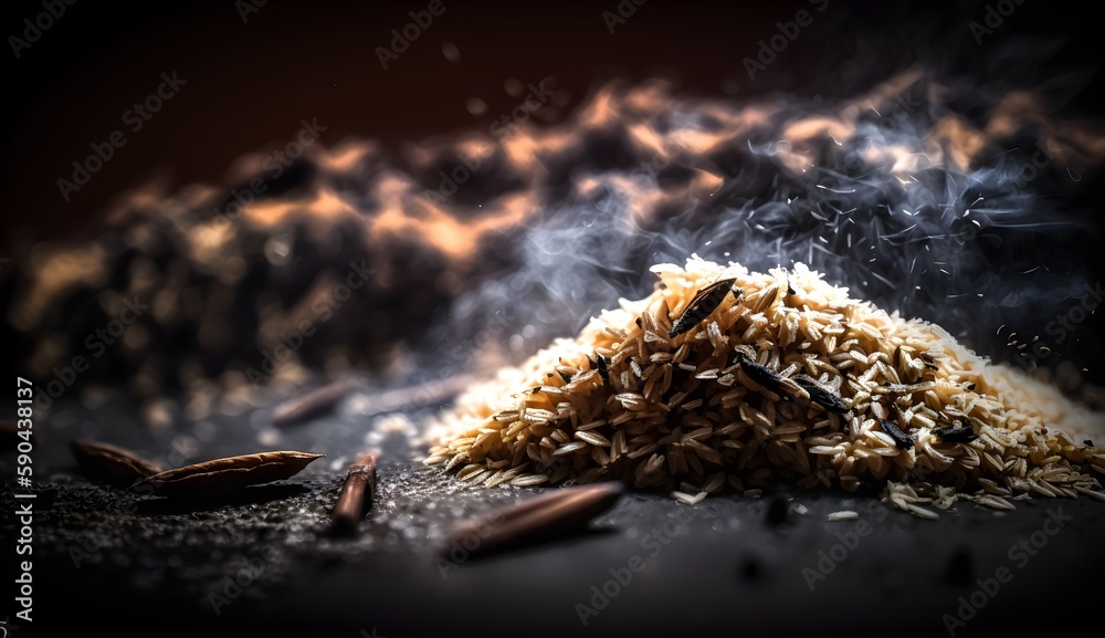 smoked rice macro black background RF35mm f18 Macro IS STM Stock ...
