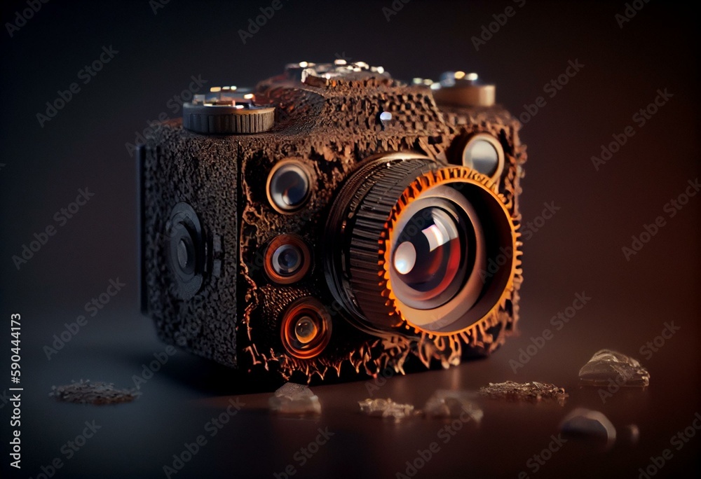 A Tiny, unseen spy camera appeared - a creation of generative AI ...