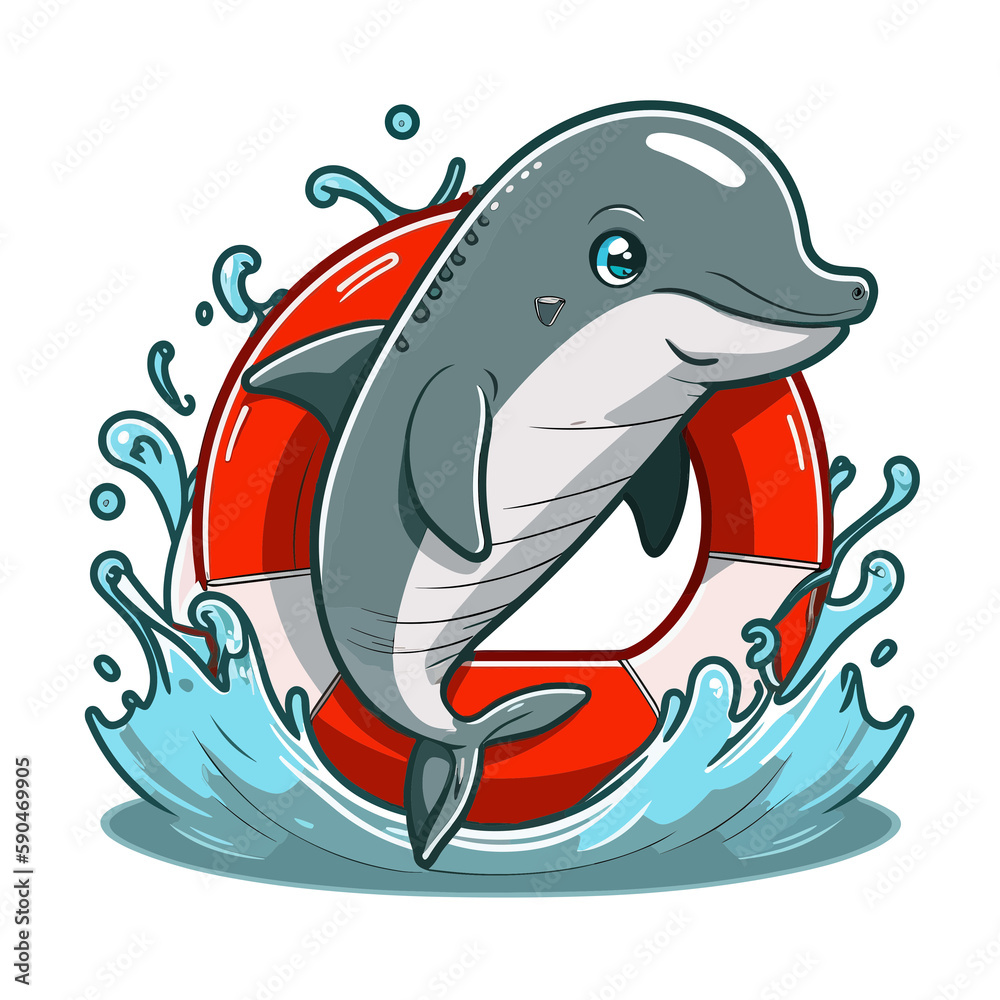 Rescue Mission with Dolphin! Stay safe at the beach with this dolphin ...