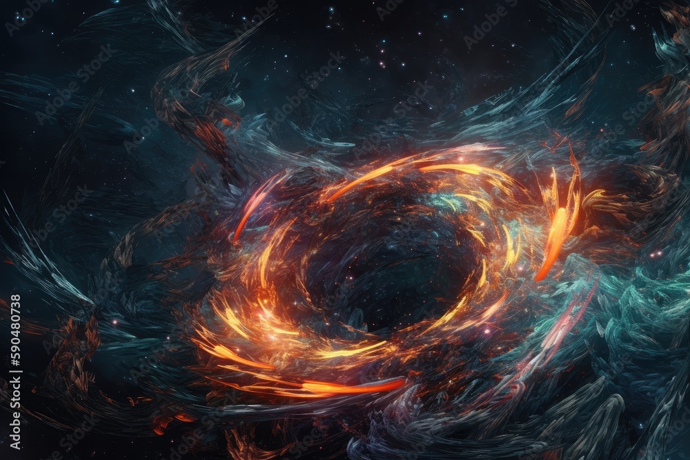 Cosmic Forces Unleashed : An image depicting the power and energy of ...