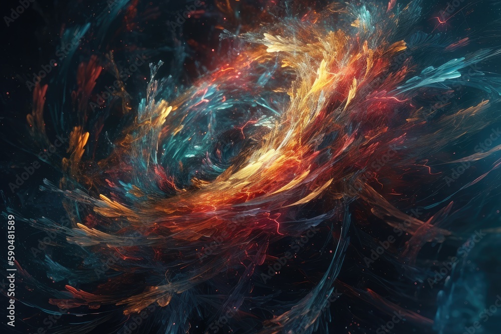 The Solar Wind Symphony : An image of the sun and its powerful solar ...