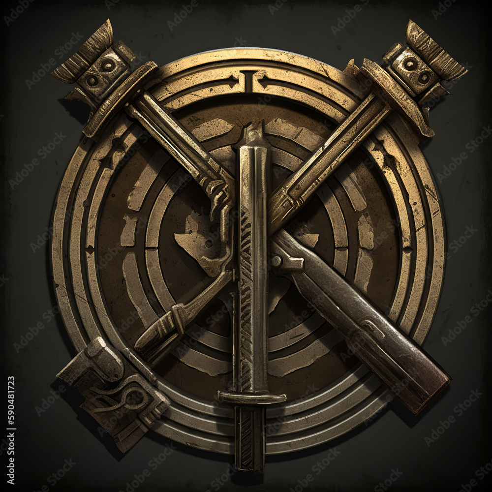 icon, logo, totem, flag, game, sign, design, illustration, war, chaos ...