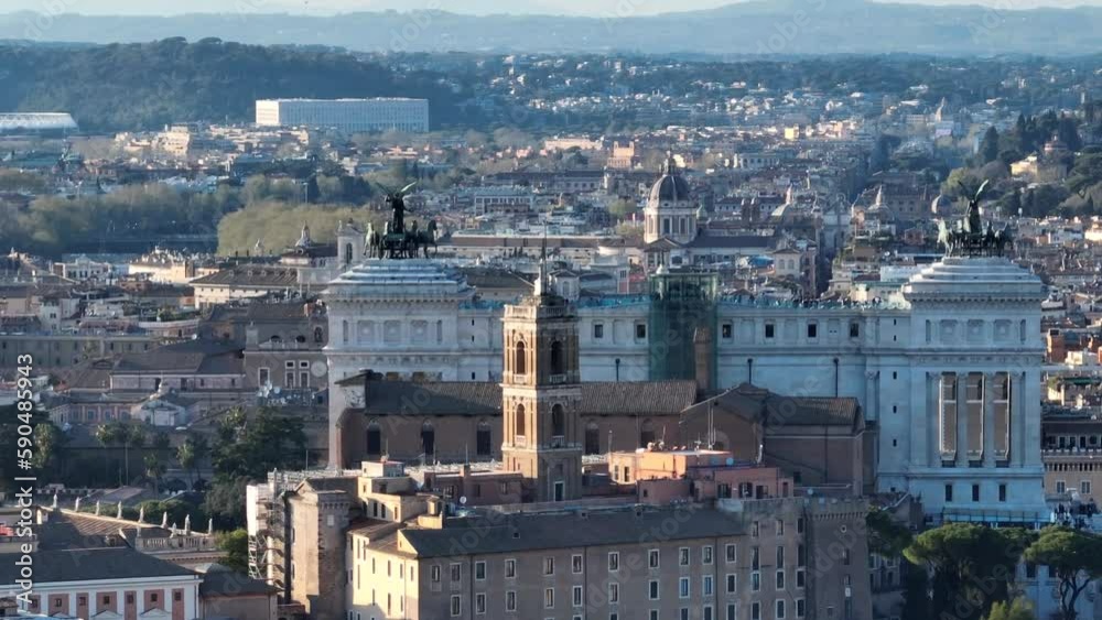 Tutti i principali monumenti di Roma visti dal drone. Spettacolare ...