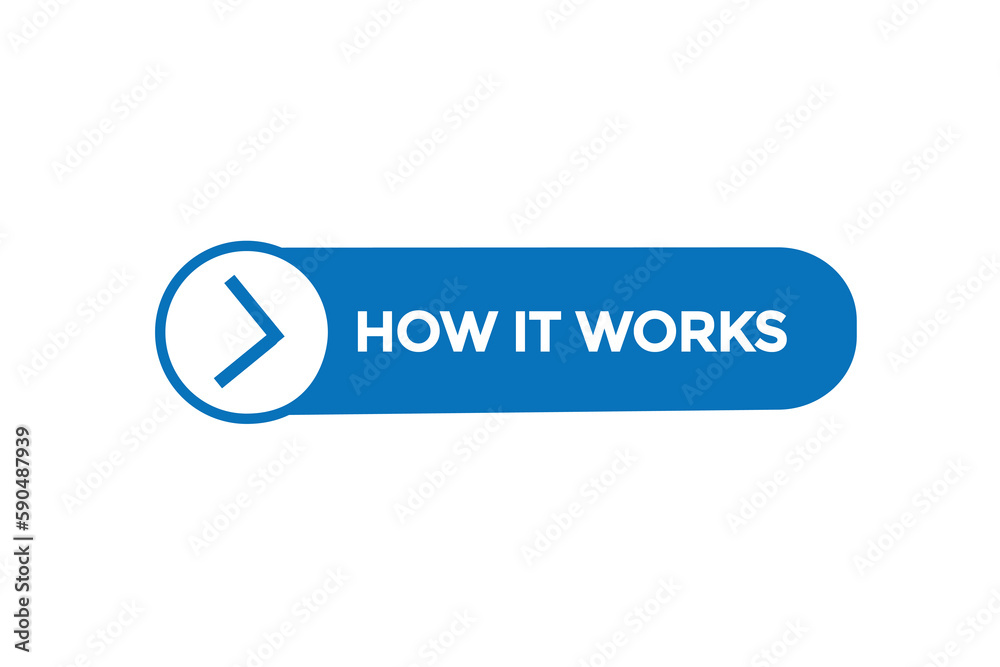 how it works vectors.sign label bubble speech how it works Stock Vector ...