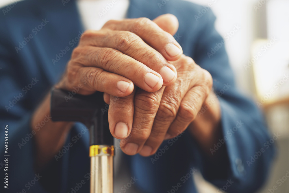 walking sticks for the elderly Stock Photo | Adobe Stock
