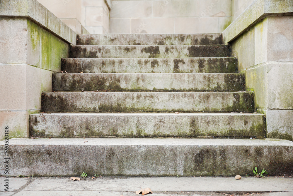 staircase, symbolizing the journey to success. Each step represents ...
