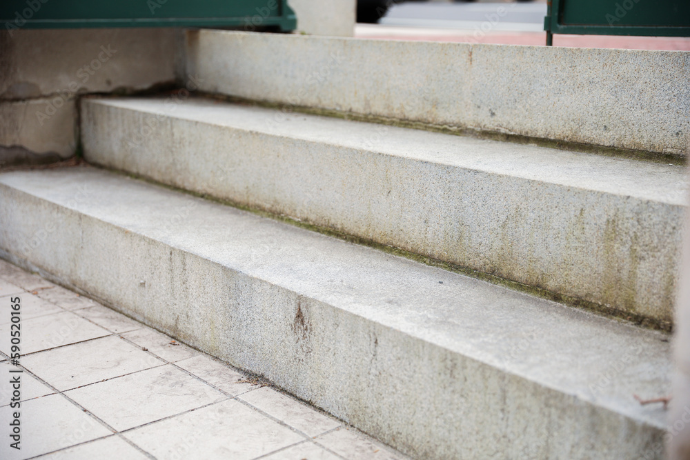 staircase, symbolizing the journey to success. Each step represents ...