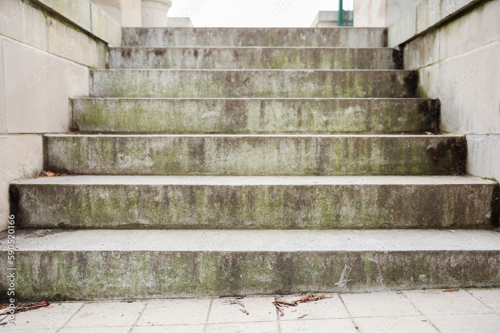 staircase, symbolizing the journey to success. Each step represents ...