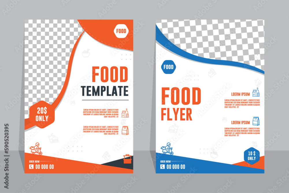 Food Flyer Template design, restaurant food flyer, fast food template ...