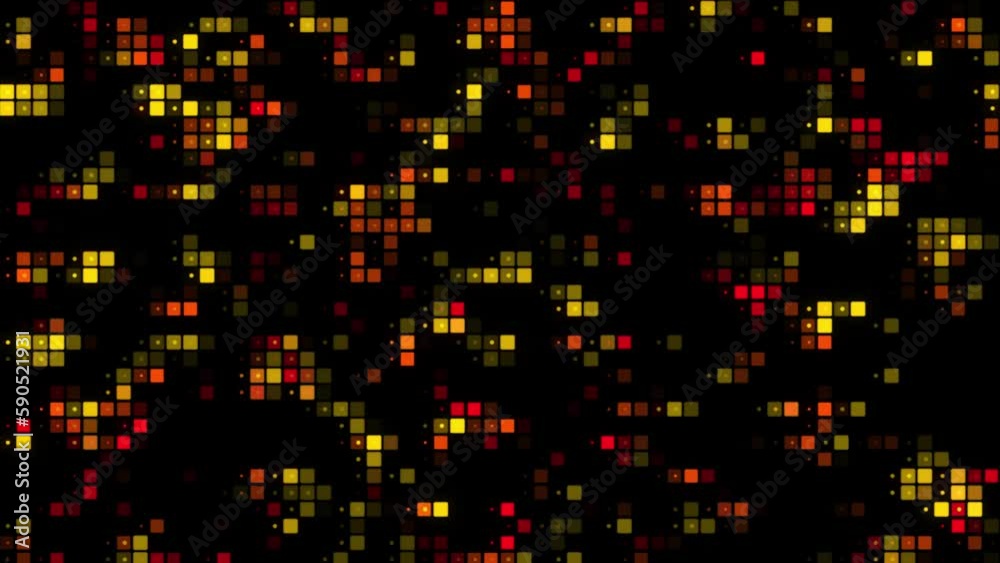 Animated abstract technology background. futuristic geometric ...