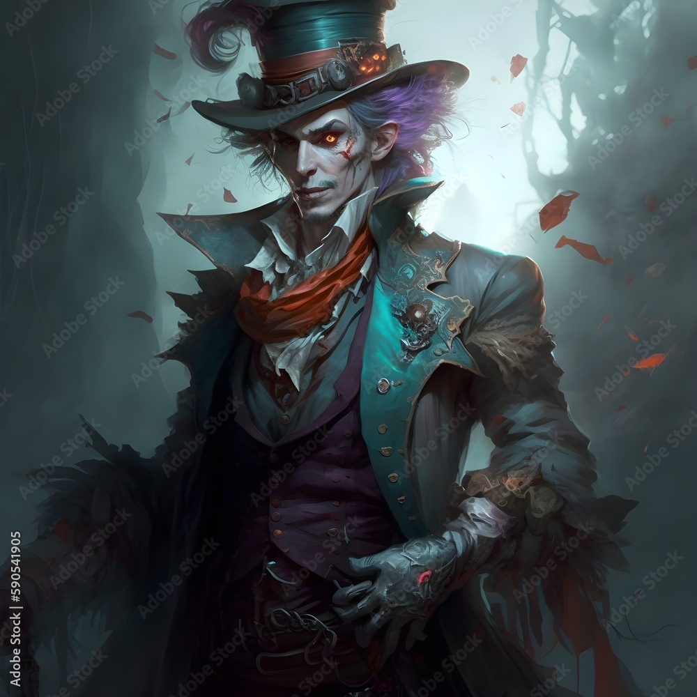 full body shot johnny depp as the mad hatter dnd forgotten realms ...