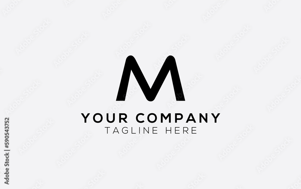 Simple and unique letter logo design vector with circle. The letter and ...