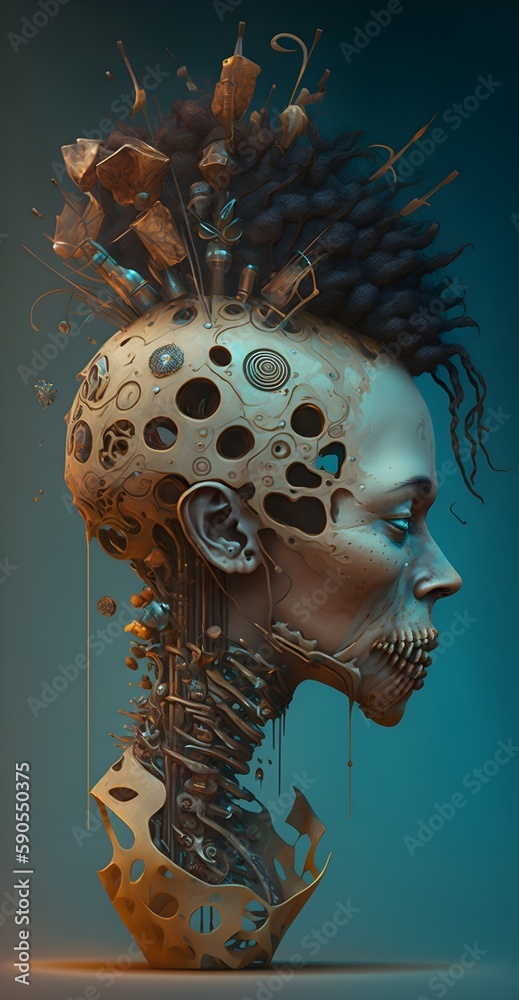 ภาพประกอบสต็อก spacecore voidcore cyberpunk alien injection imagedust ...