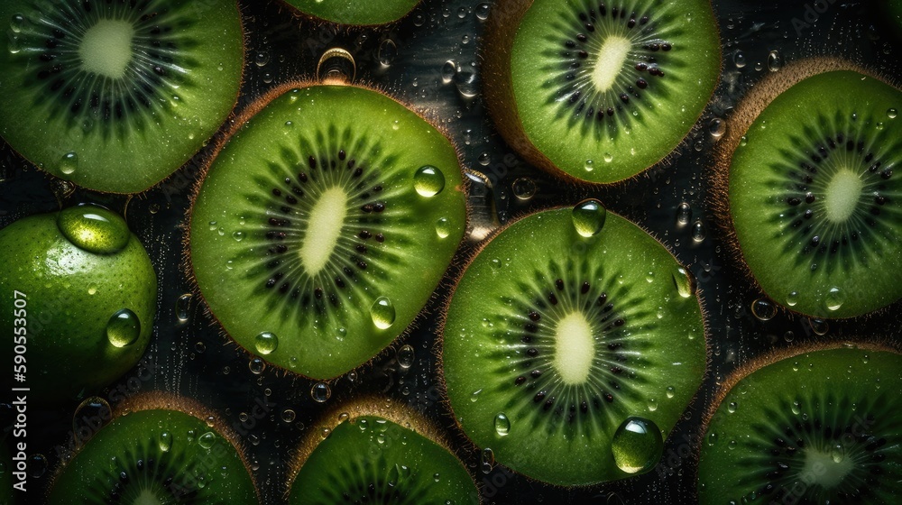 Water Drop On Fruit