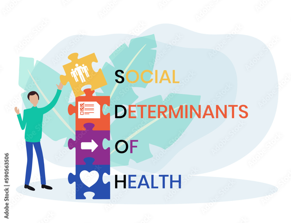 Poster SDOH - Social Determinants Of Health acronym – Wall Art | UkPosters