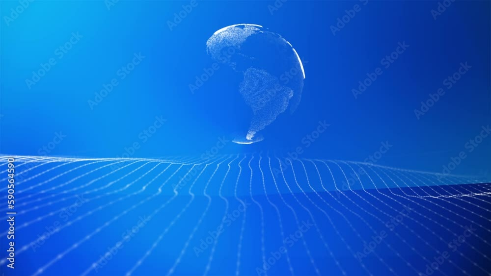 earth planet with shapes abstract. Isolated on white background. Doodle ...