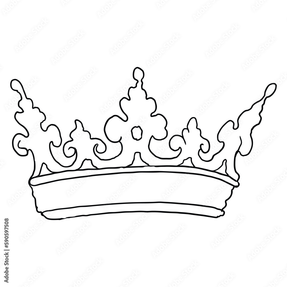 Crown from over the baby Jesus Christ, Son of God. Christian art ...