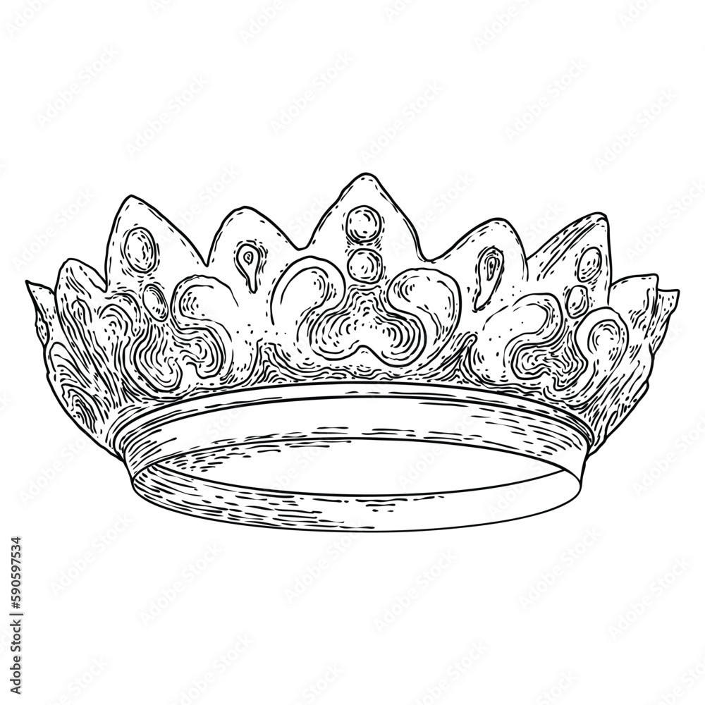 Vetor de Crown of Twelve Stars drawing. Found on Saint Mary sculptures ...