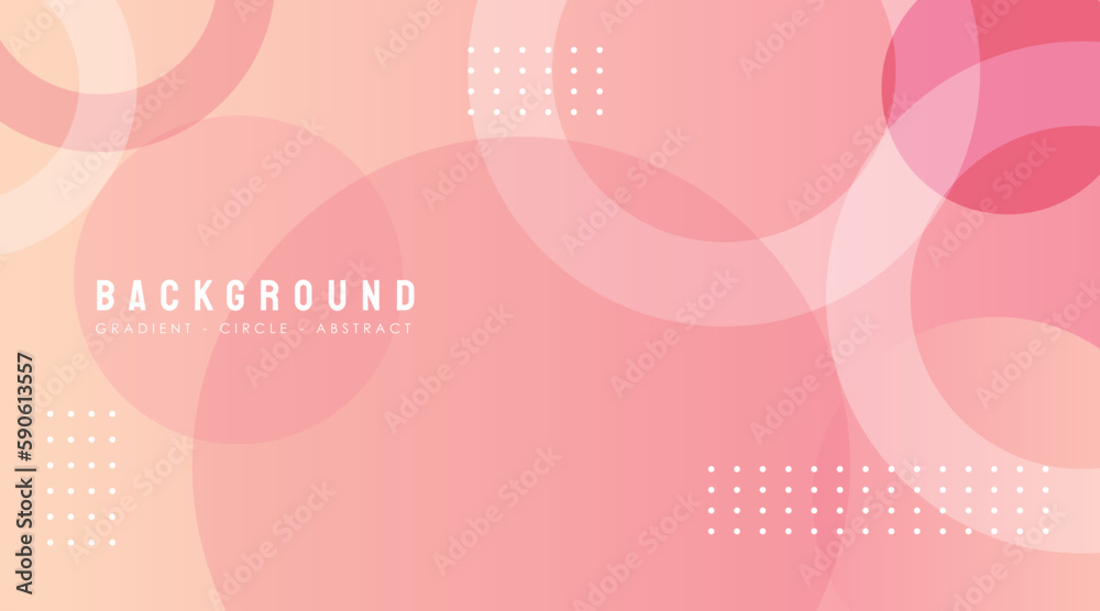 gradient pink background with circle theme Stock Vector | Adobe Stock