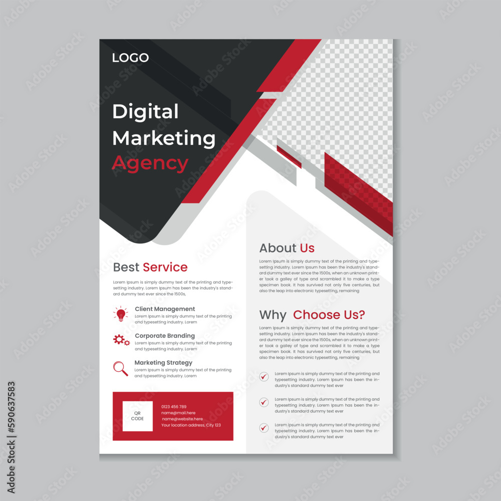 Corporate business flyer, Flyer cover design, Annual report, Corporate ...