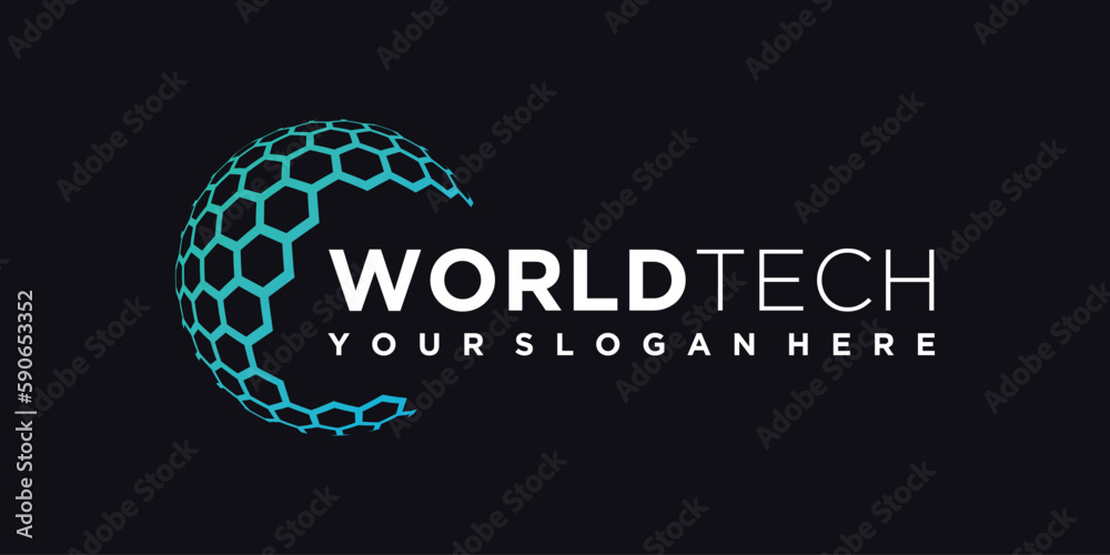 Globe logo design vector symbol icon Premium Vector Stock Vector ...