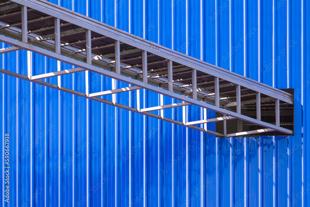Overhead Electrical Cable Ladder tray for installing power and control ...