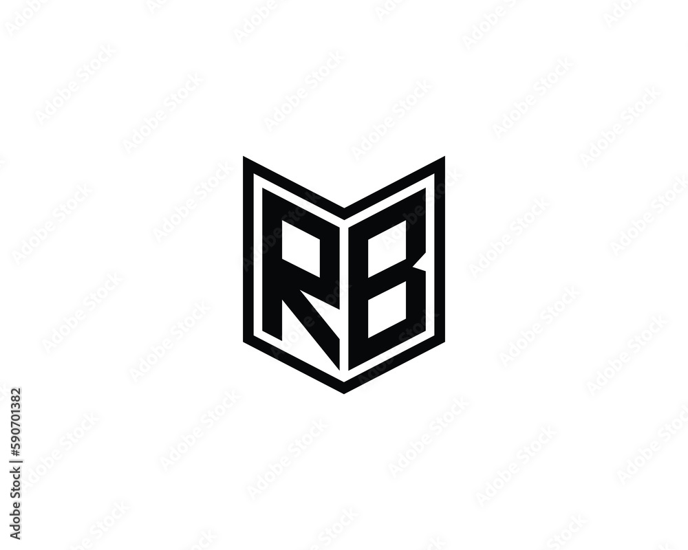 RB Logo design vector template Stock Vector | Adobe Stock