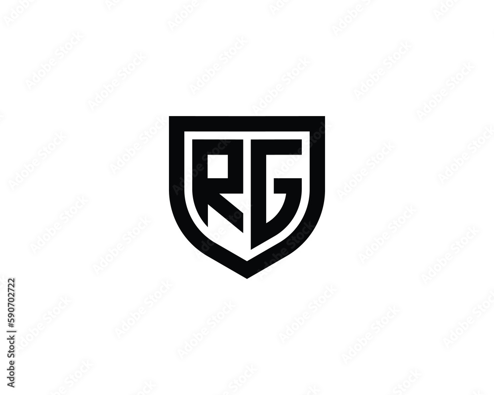 RG Logo design vector template Stock Vector | Adobe Stock