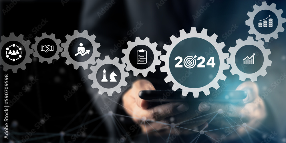 2024 new year goal plan action, Business plan and strategies. Annual ...