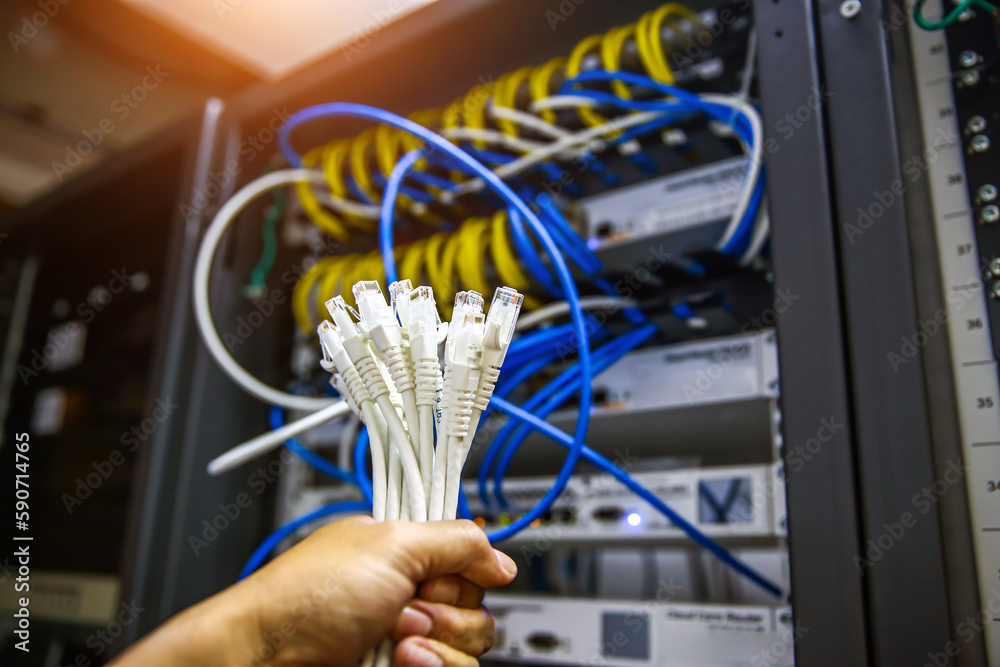 Hand choose lots of RJ45 UTP Cat6 LAN internet network cable fiber ...