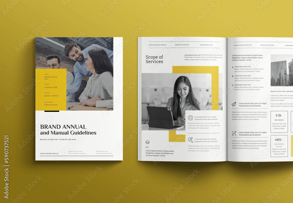 Proposal Template Layout Stock Template | Adobe Stock