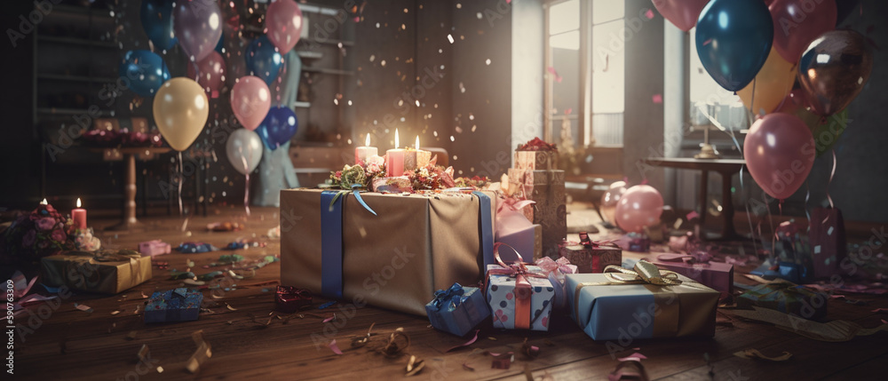 birthday celebrations, gifts, 4k Ultra HD Wallpaper and Background ...