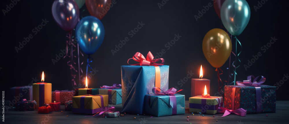 birthday celebrations, gifts, 4k Ultra HD Wallpaper and Background ...