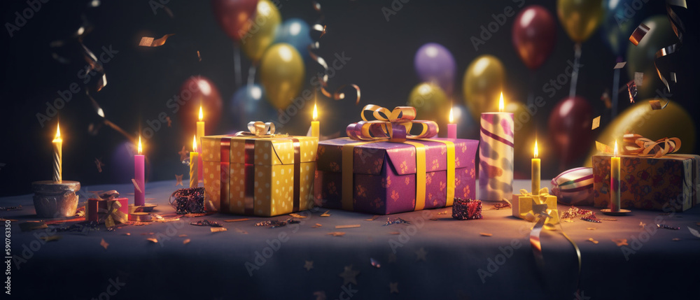 birthday celebrations, gifts, 4k Ultra HD Wallpaper and Background ...