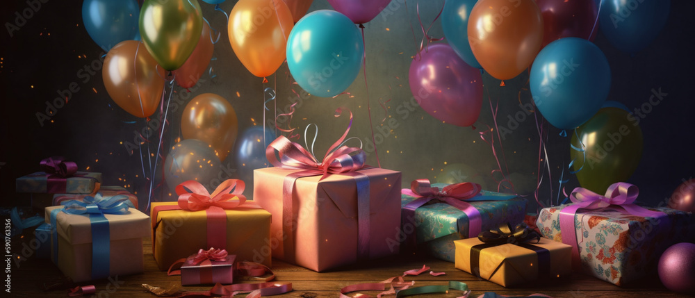 birthday celebrations, gifts, 4k Ultra HD Wallpaper and Background ...