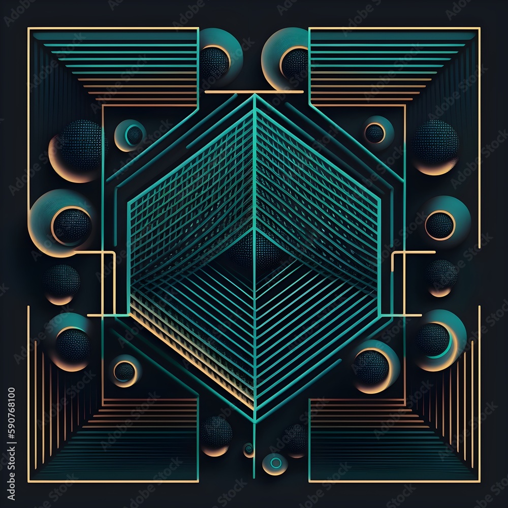 elite luxury minimal abstract geometric poster design2 architecture the ...