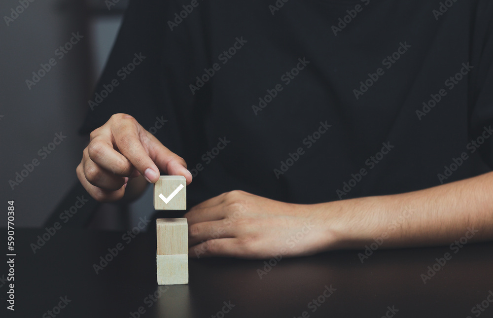 Choosing the right thing concept, stategy, stategy plan concept with ...