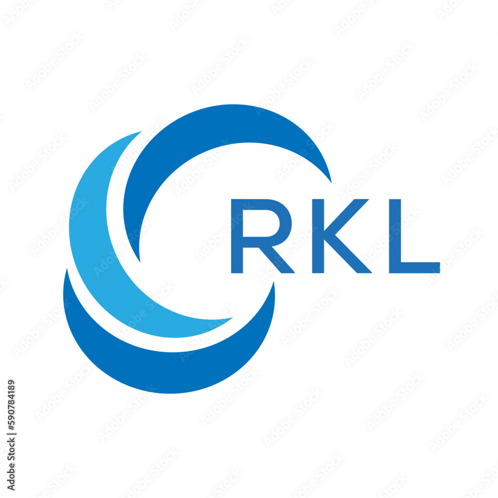 RKL Letter logo design template vector. RKL Business abstract ...