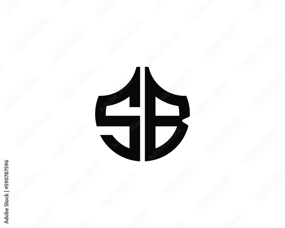 SB Logo design vector template Stock Vector | Adobe Stock