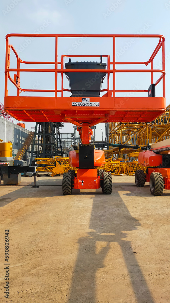 Jakarta, Indonesia - June 22, 2022: JLG Ultra boom 1250 AJP, boom lift ...