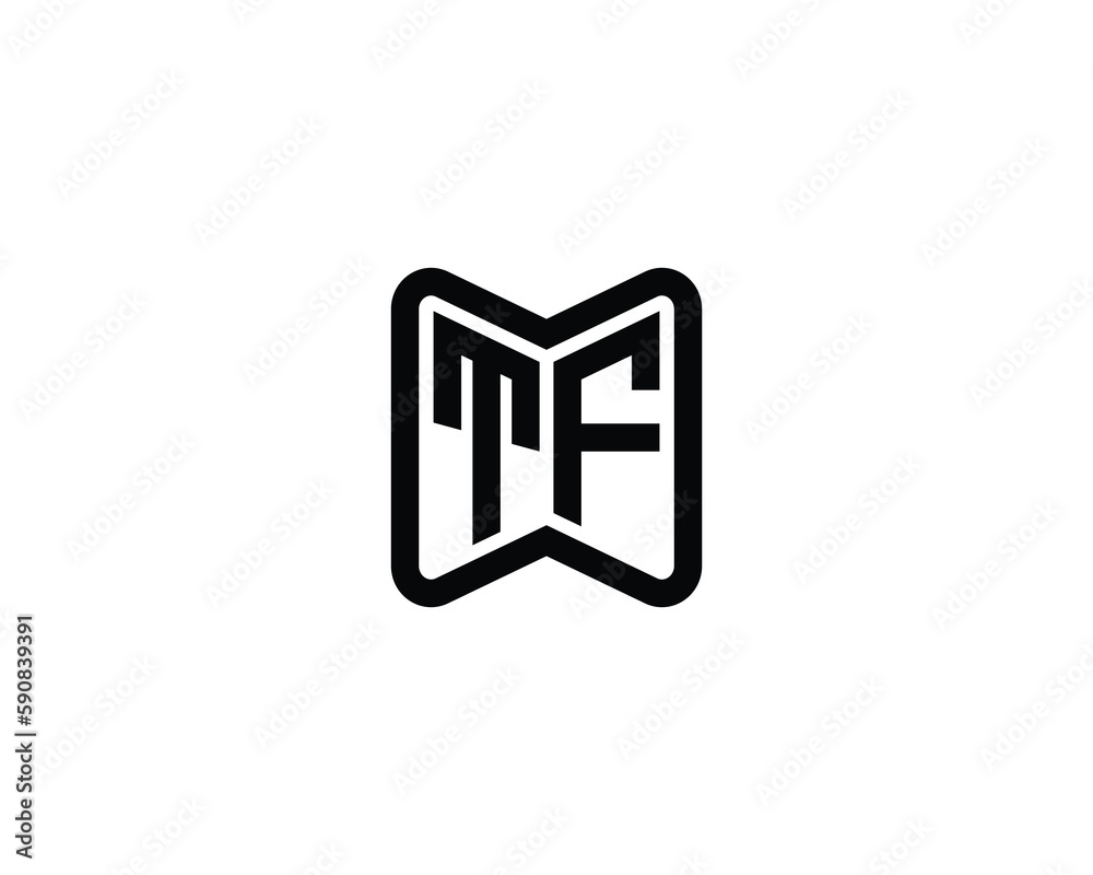TF Logo design vector template Stock Vector | Adobe Stock