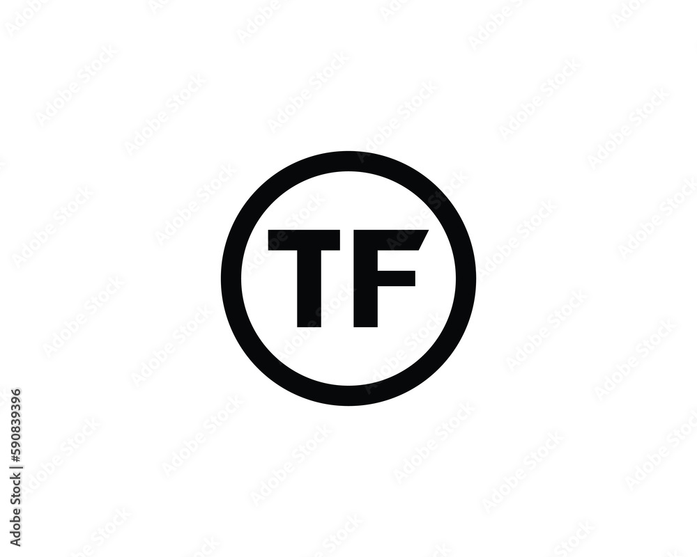 TF Logo design vector template Stock Vector | Adobe Stock