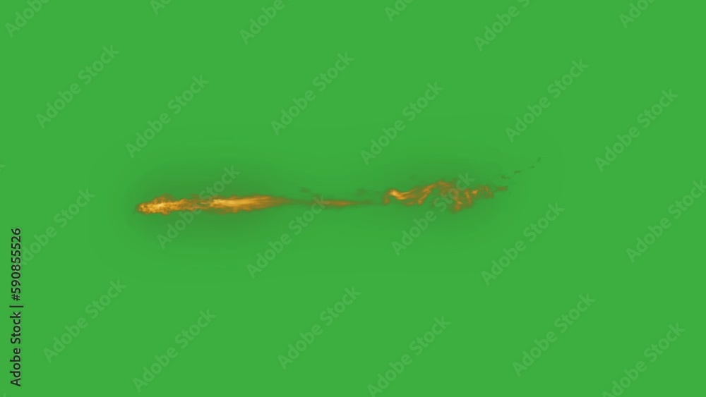 Green screen chroma key animation video real fire element effect on ...