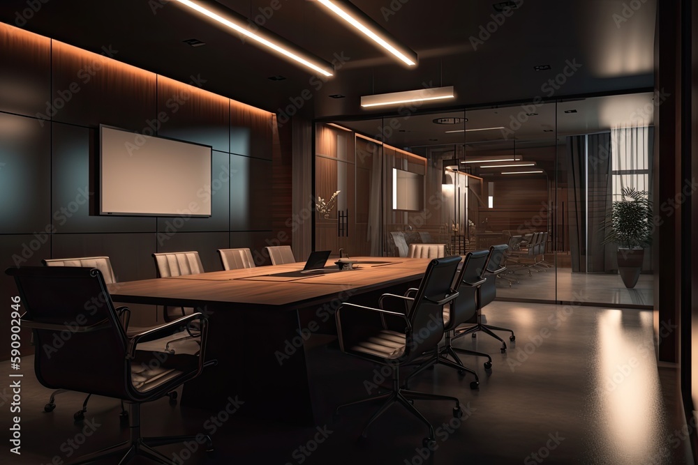 a video conferencing background image that has a deep frame of ...