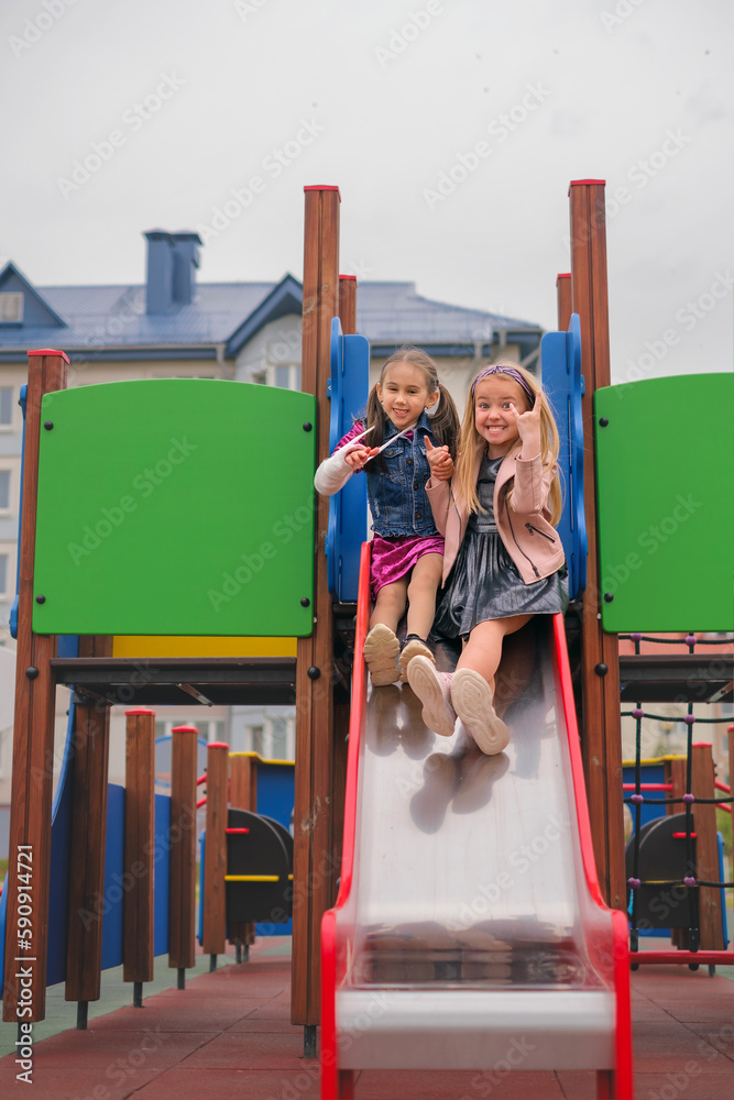 Poster A carefree, nonchalant girl with a broken arm and a cast ...