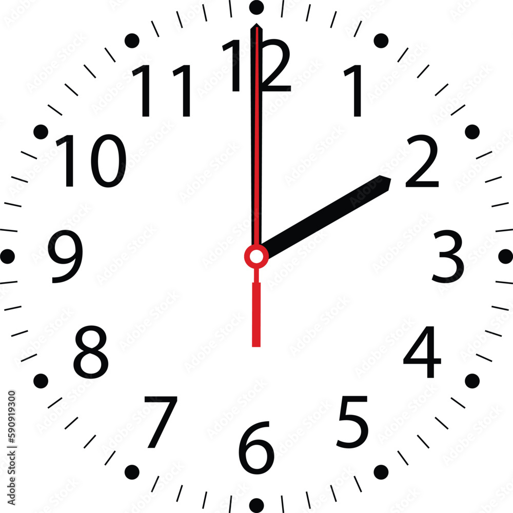 two clock on a transparent clock Stock Vector | Adobe Stock