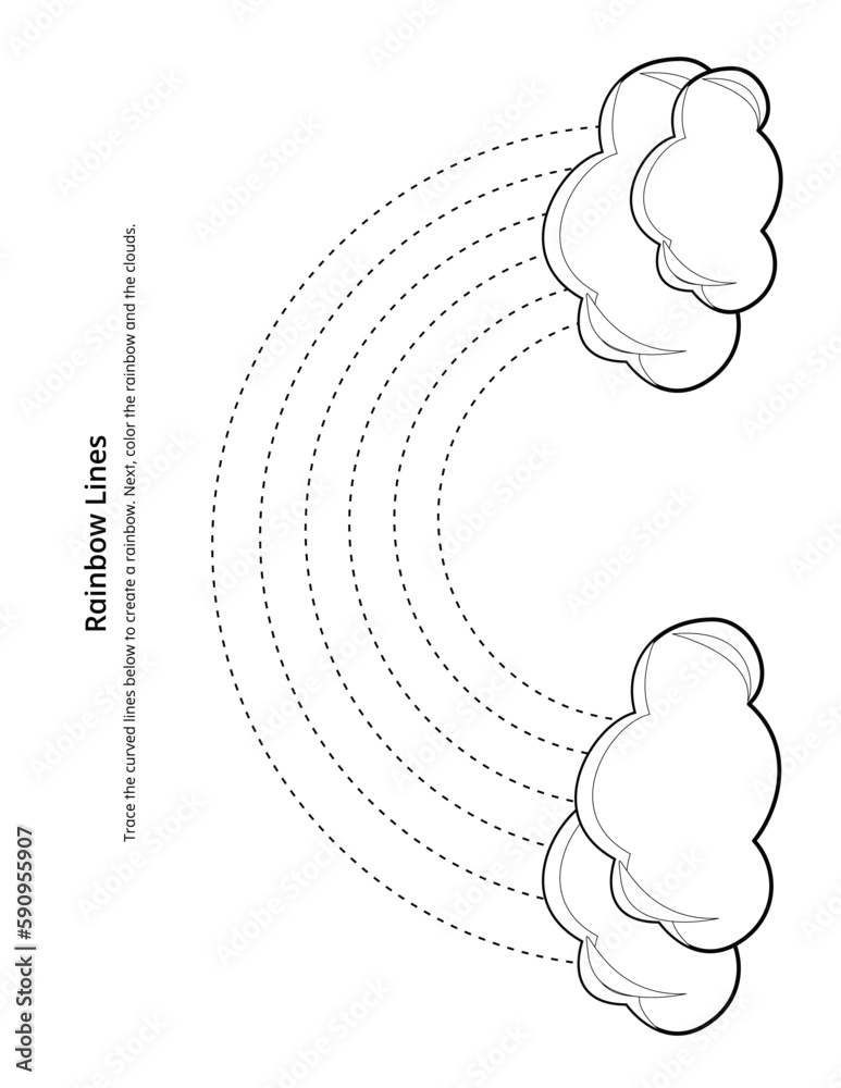 hand drawn tracing worksheets for kids pencontrol and handwriting ...