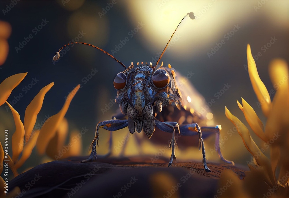 Unreal Engine 5 Brings Hyper-Detailed Fairy Tale Insect to Life with Bokeh and Ultra-Wide Angle ...